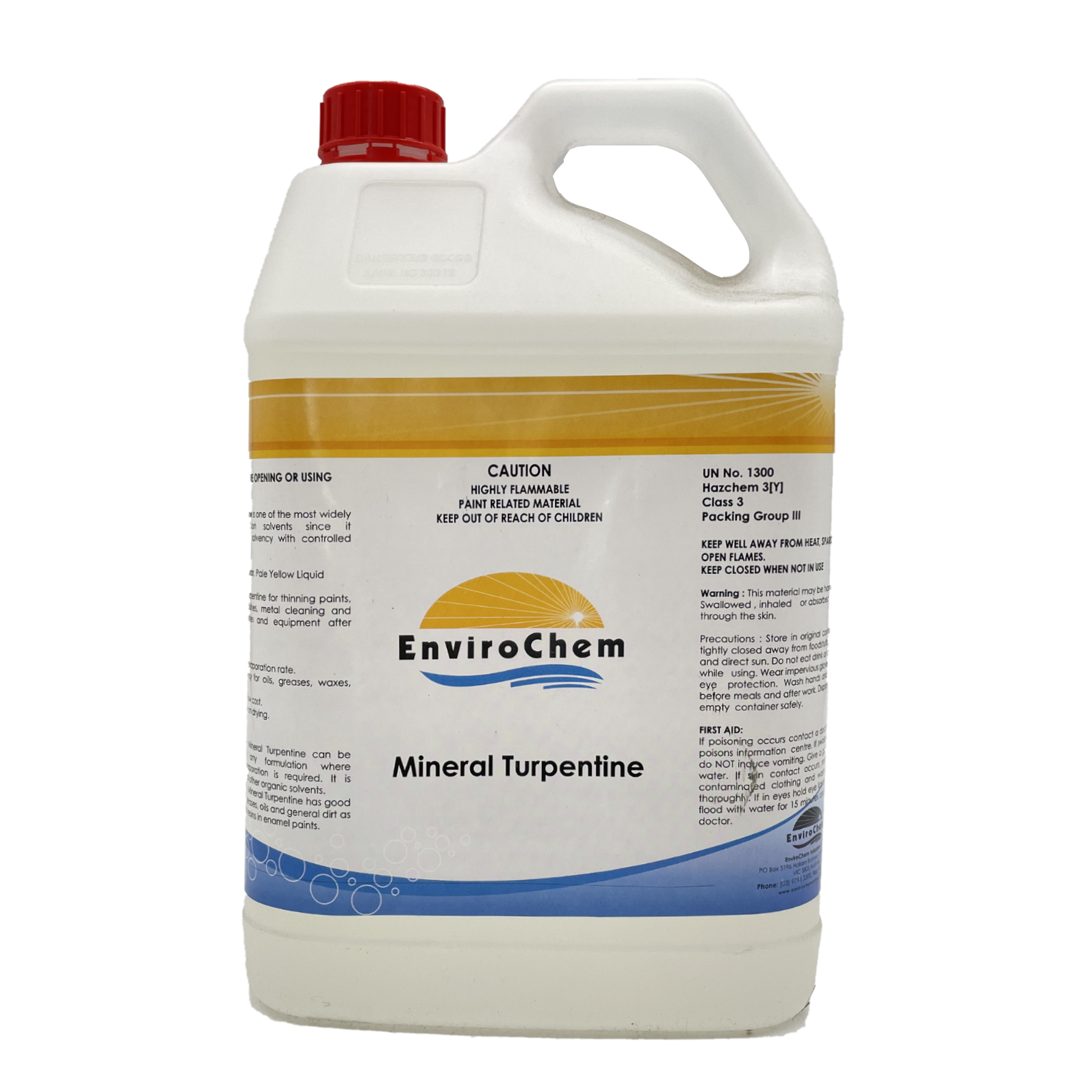 Buy Mineral Turpentine (Turps) | Cleaning Solvents & Chemical Products ...