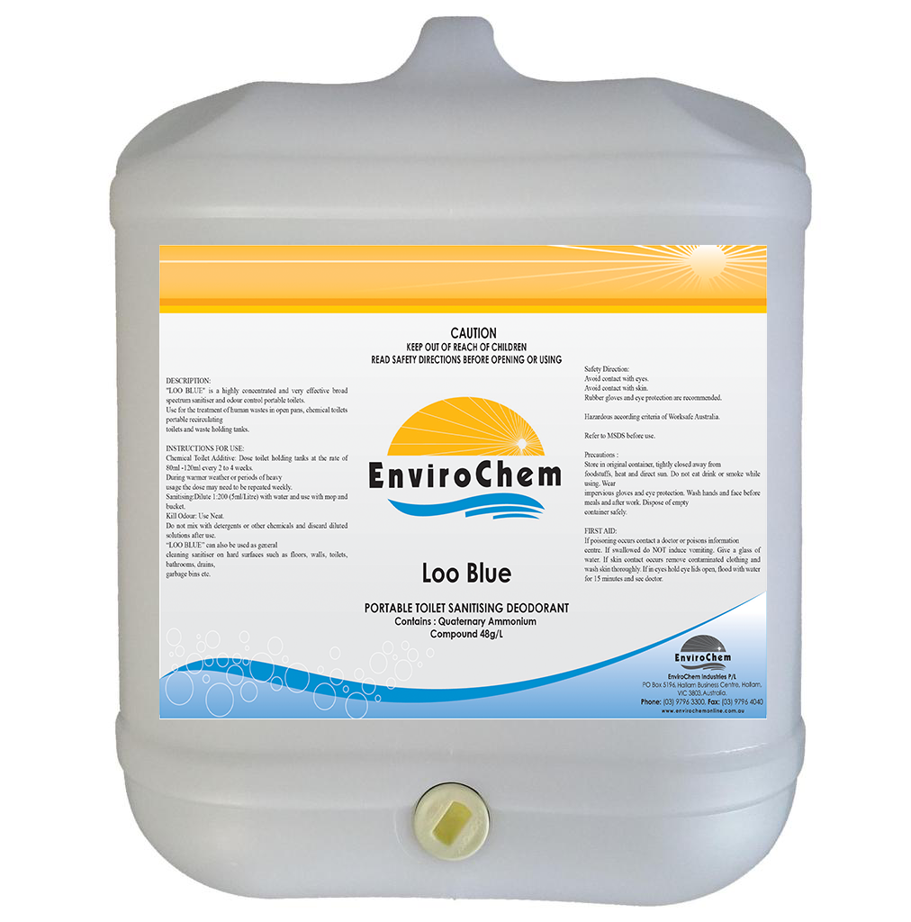 Buy Loo Blue: Portable Toilet Sanitizing Deodorant — EnviroChem ...