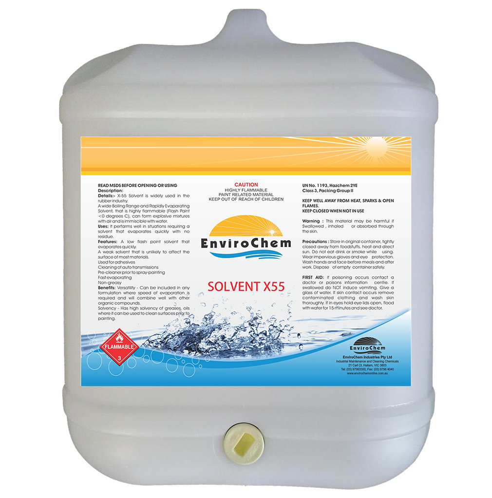 Buy Solvent X55 | Cleaning Supplies — EnviroChem International Pty Ltd